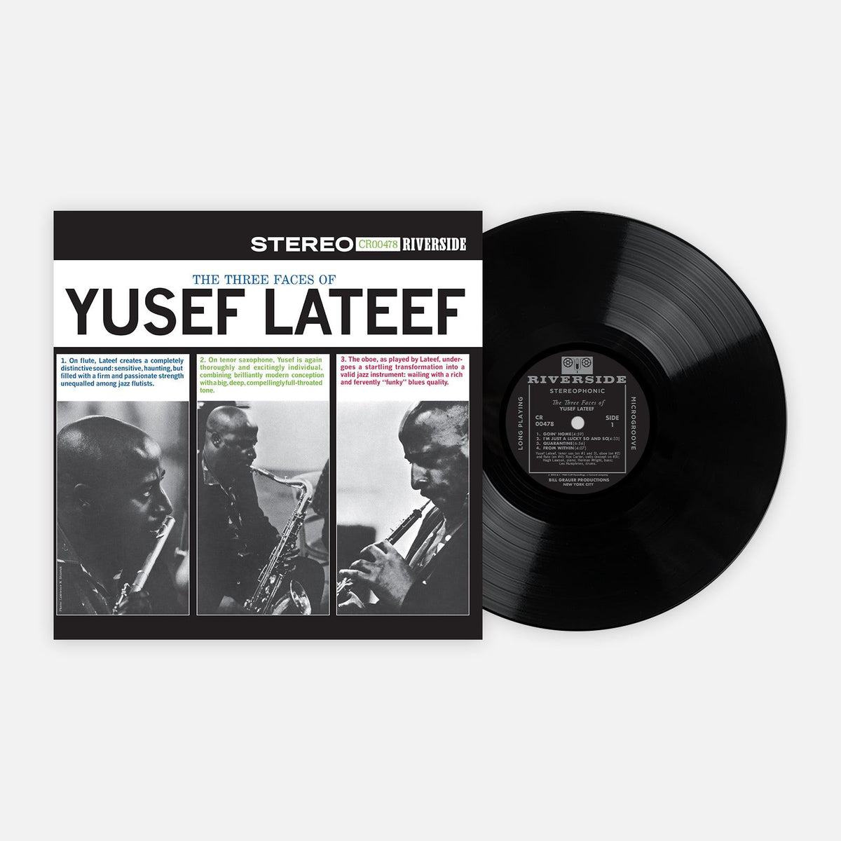 Yusef Lateef - The Three Faces Of Yusef Lateef VMP 180G Vinyl LP ...