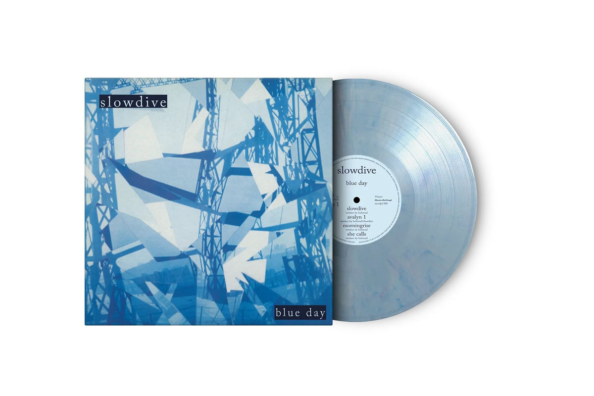 Slowdive - Blue Day Limited Edition 180G Blue & White Marbled Vinyl LP ...