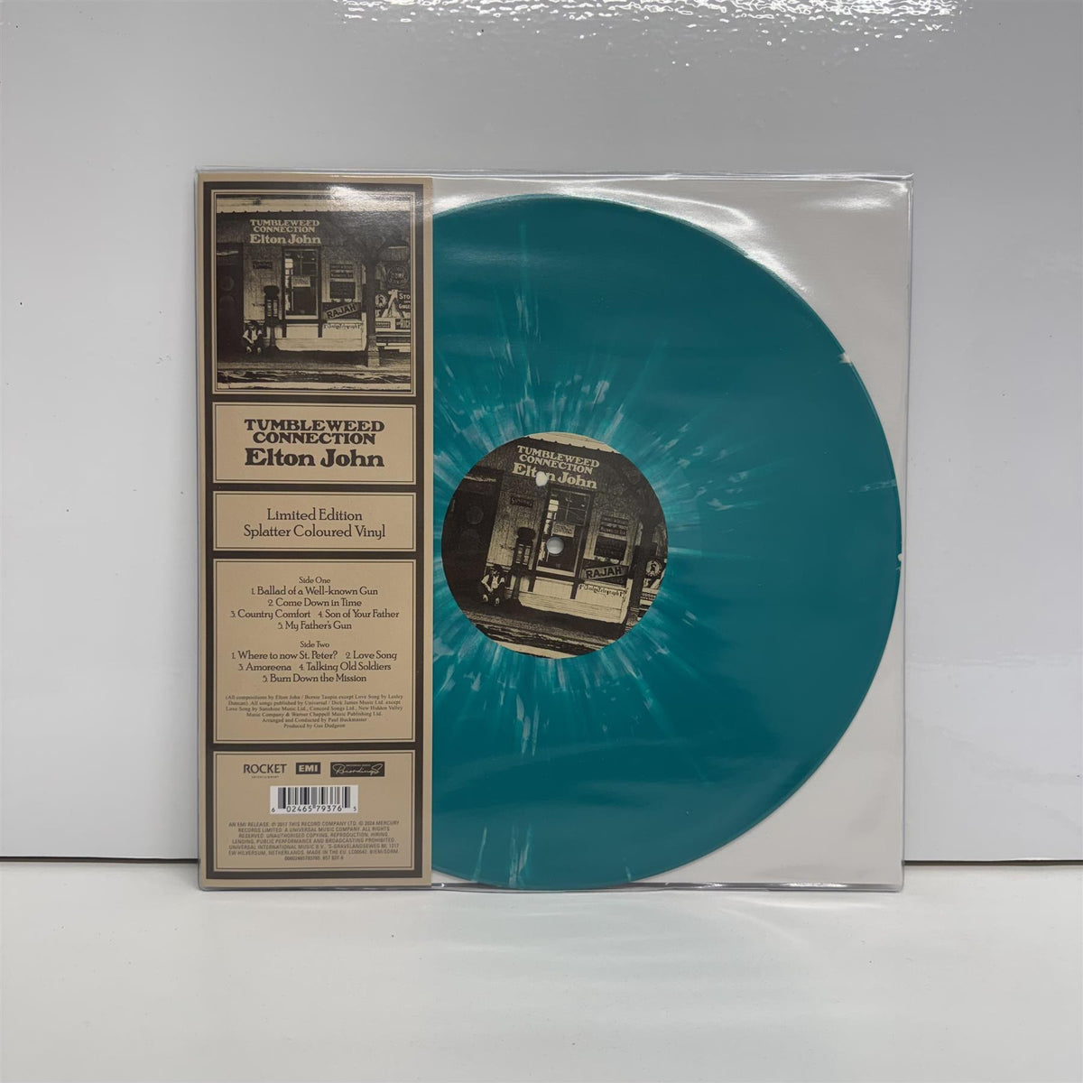 Elton John - Tumbleweed Connection Limited Green Splatter Vinyl LP ...