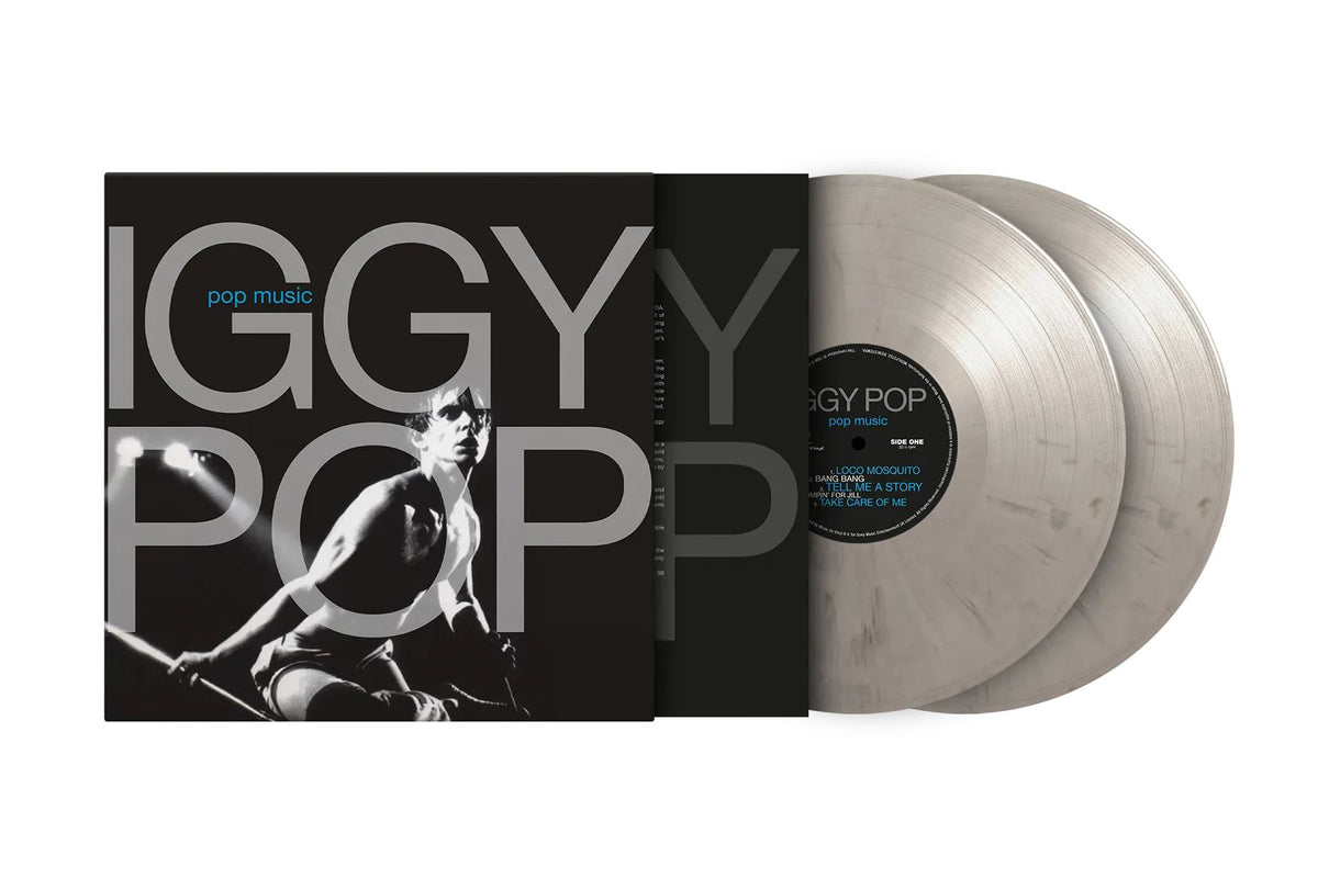 Iggy Pop - Pop Music Limited Edition 2x 180G Ash Grey Vinyl LP Reissue ...