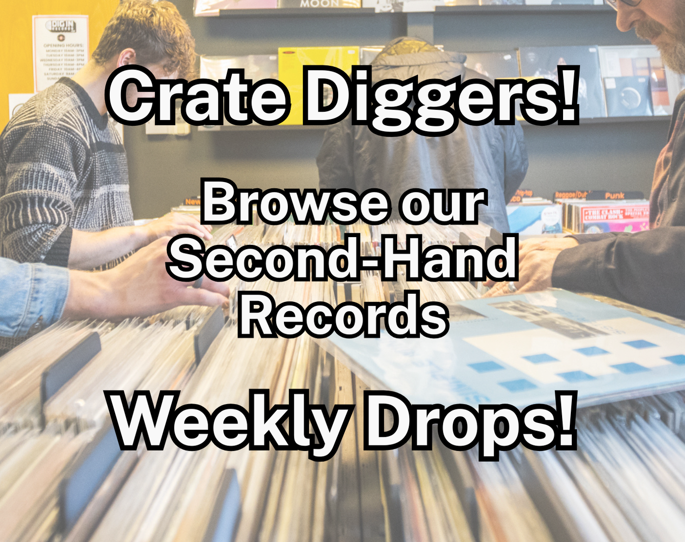 Dig In Records: Record Shop | New LP Releases 2026 | Second Hand Vinyl