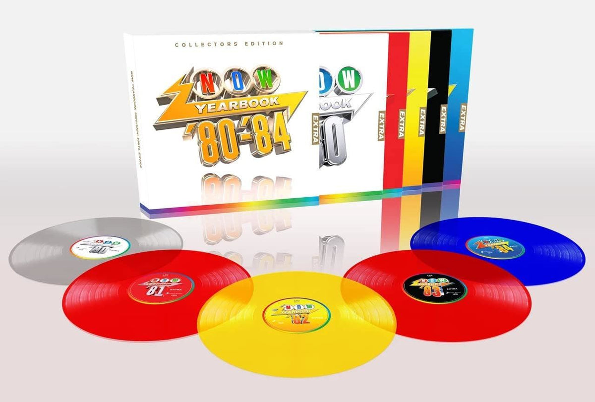 NOW - Yearbook 1980 - 1984: Vinyl Extra - V/A 5x Clear / Red / Yellow ...
